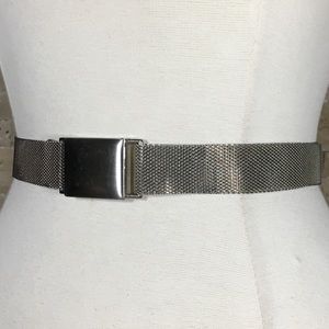 Vintage | Accessories | Vintage 9s Belt Silver Metal Mesh Boho | Poshmark